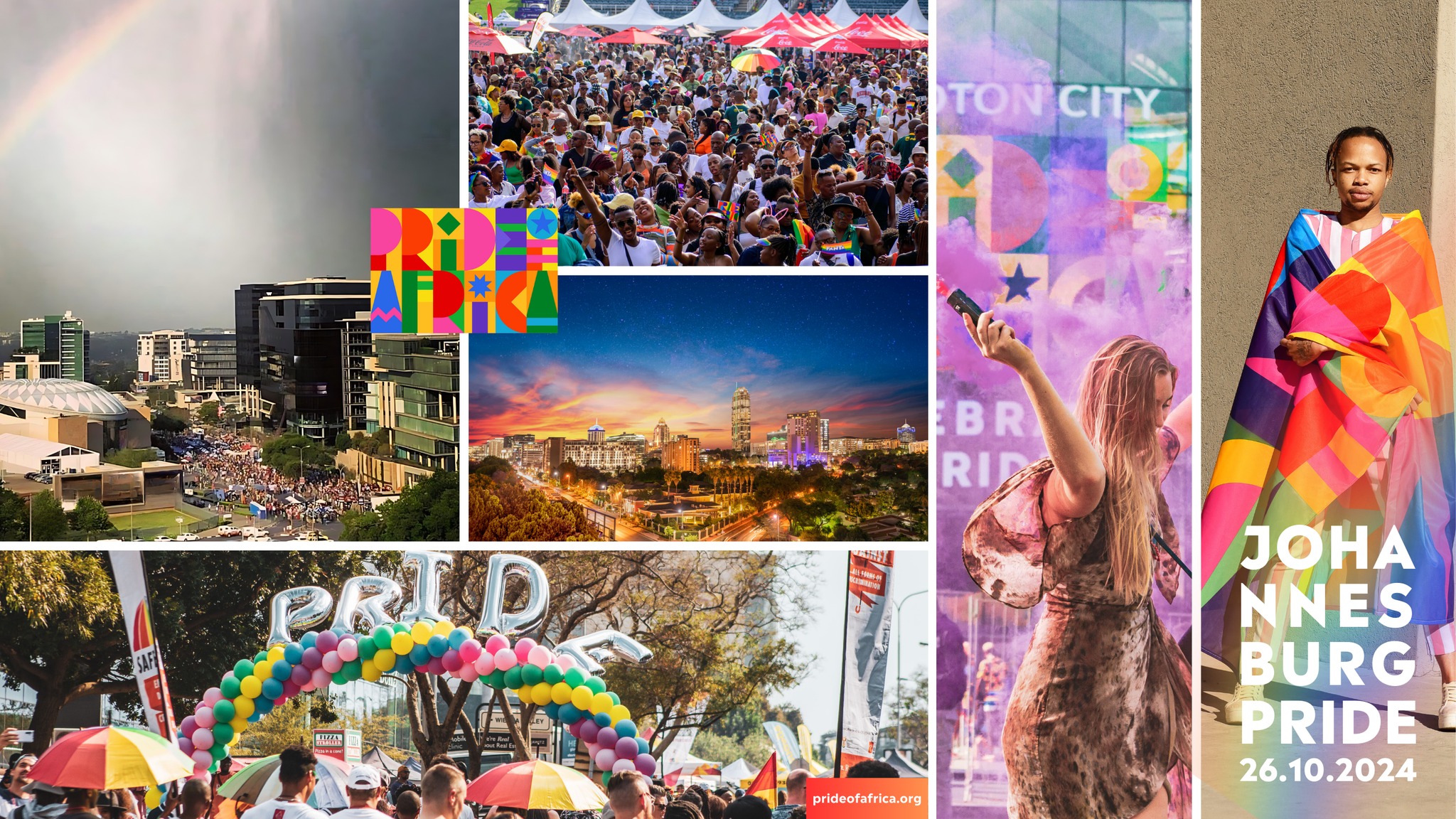Hundreds march to mark 35 years of Pride Johannesburg in South Africa ...