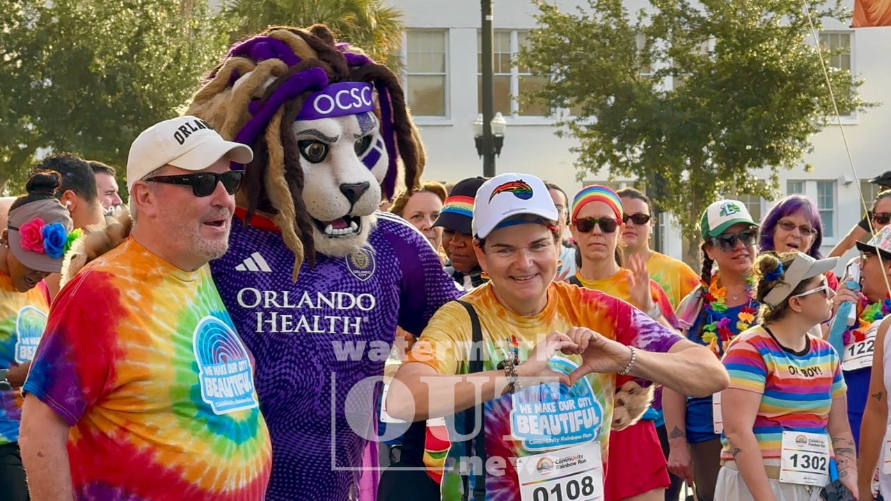 PHOTOS: City of Orlando hosts 9th CommUNITY Rainbow Run - Watermark Out News